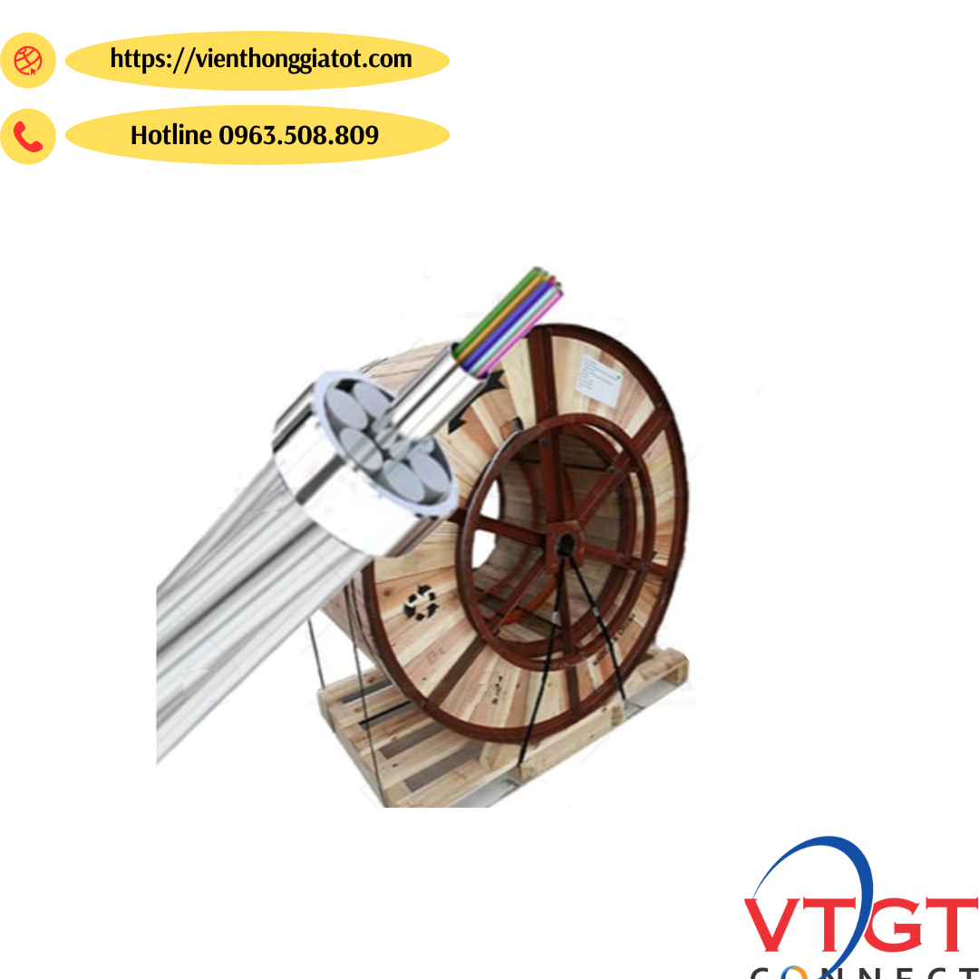 Cáp quang điện lực chống sét OPGW 48-50-57-70-81-90-120 | vienthonggiatot.com